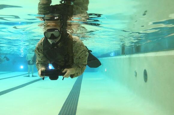 The Best Swim Workouts with Fins for Military Training