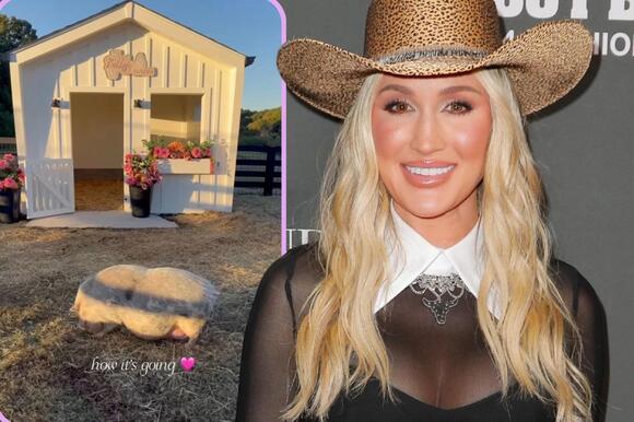 Brittany Aldean’s Pet Pig Betty Starts Her ‘Next Chapter’ in a Fancy ...
