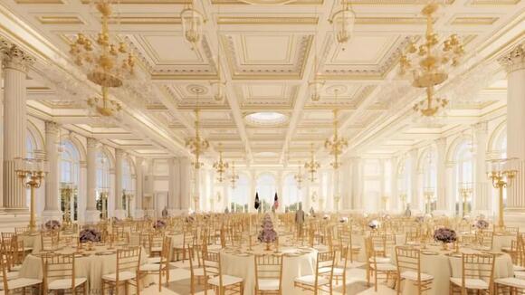 Leavitt Melts Down as Trump’s Ballroom Design Flaws Exposed - NewsBreak
