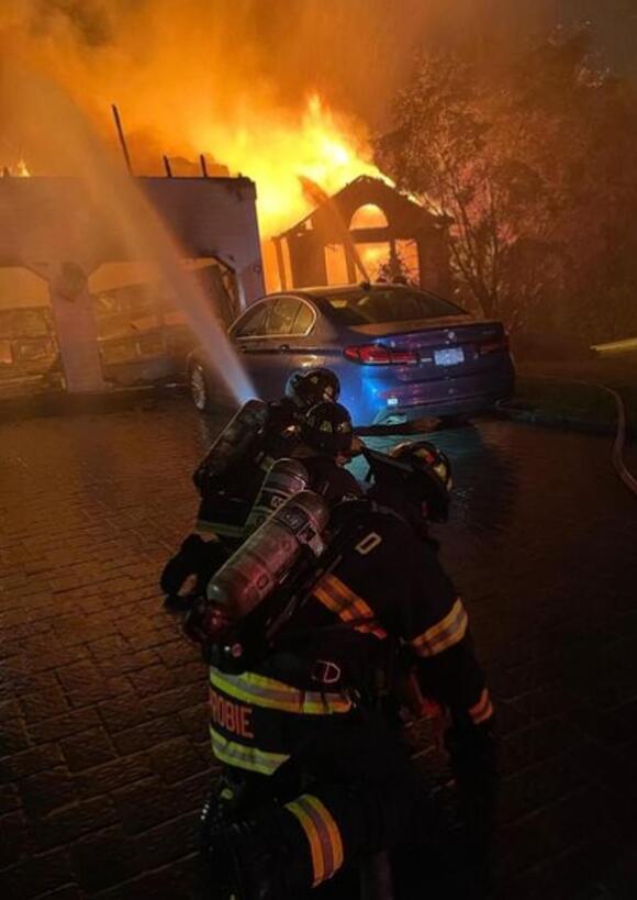 Mike Breen's $1.75m Long Island home is completely destroyed by HUGE ...