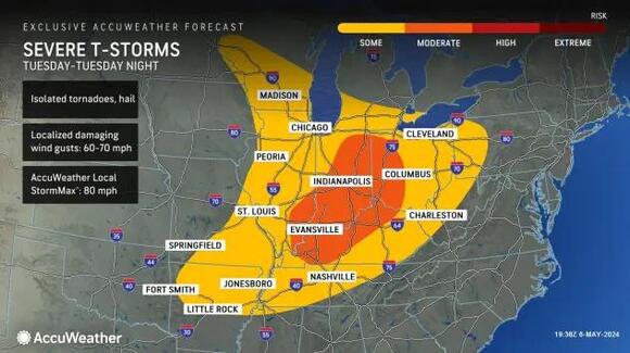 Dangerous outbreak of tornadoes in the Plains will kick off busy week ...
