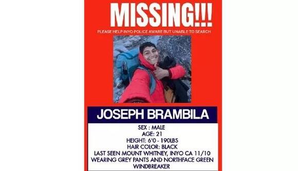 Body Recovered On Mt. Whitney May Be Missing Hiker Joseph Brambila ...