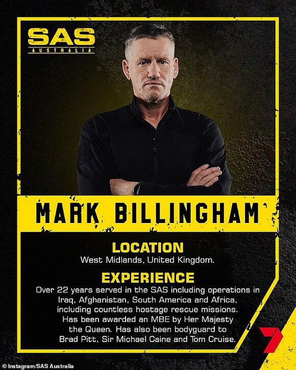 SAS Australia's Mark 'Billy' Billingham accidentally put Penelope Cruz ...