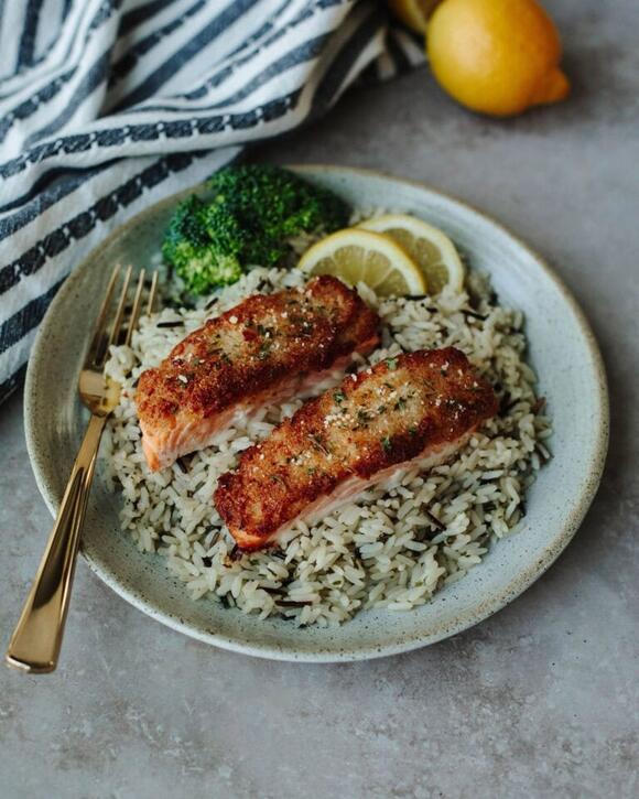 This Parmesan Crusted Salmon Is Crispy, Flaky, and Shockingly Easy to ...