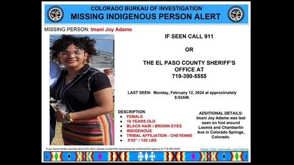 Missing Indigenous Person Alert issued for Colorado Springs teen ...