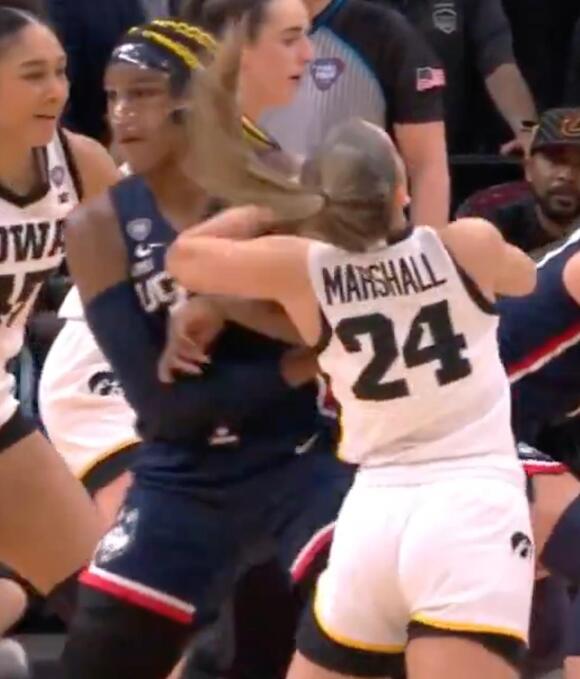 Iowa-UConn March Madness clash ends in controversy with brutal ...