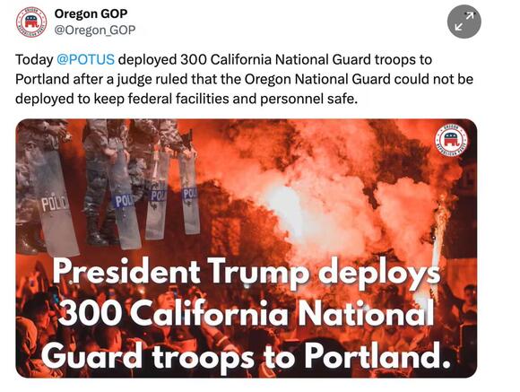 Republicans Busted Using Stock Photos to Hype Trump’s Oregon Crackdown ...