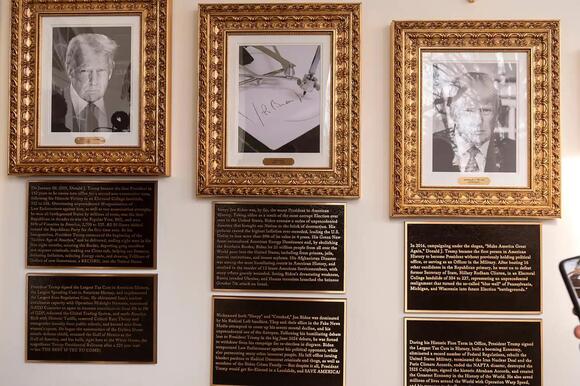 Trump Installs New White House ‘Presidential Walk of Fame’ Plaques ...