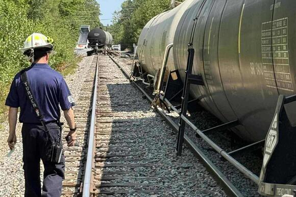 Clean Up Efforts Continue After Train Derailment Near Campground In ...