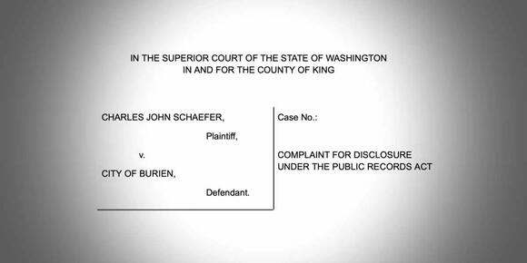 Burien resident Charles Schaefer files lawsuit alleging City of Burien ...
