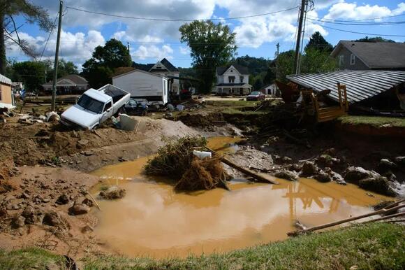 Photos of the damages from Tropical Storm Helene across North Carolina ...
