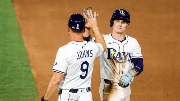 Rookie Jake Mangum presented with Rays’ ‘Heart & Hustle Award’ - NewsBreak
