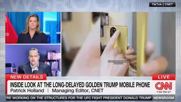 Reporter delivers brutal review of gold Trump phone: 'Kind of looks ...