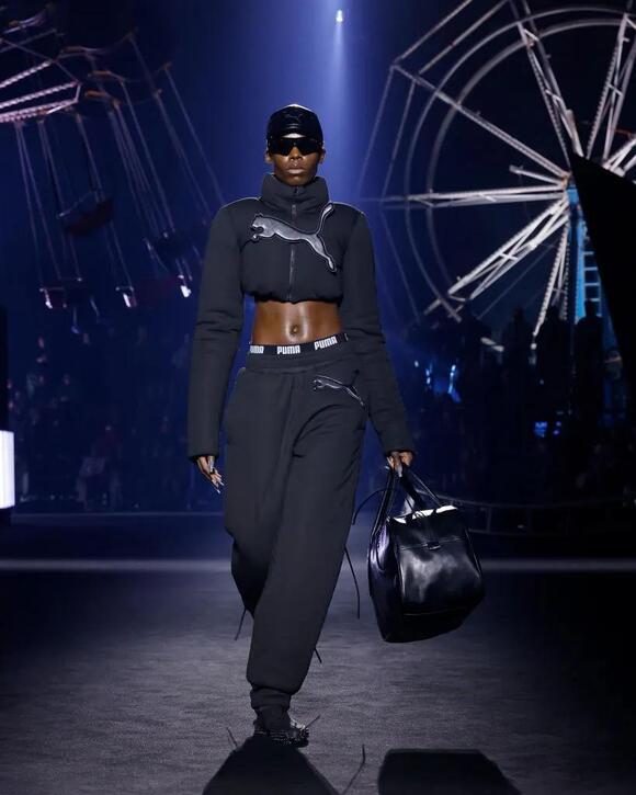 NYFW Front Row: Lauren London Pops Out in Purple Eyeshadow At Puma ...