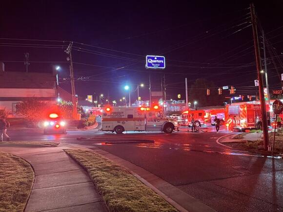 Fire crews respond to blaze at Quarters Inn and Suites on Bell Road ...