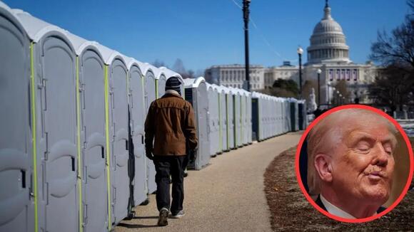 ‘ROFLMAO’: Trump’s Name Ends Up Plastered on Porta Potties — Leaving ...