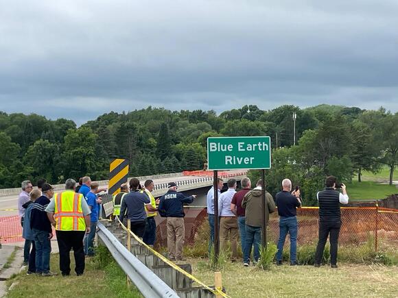 A bridge near a Minnesota dam may collapse due to flooding at the ...