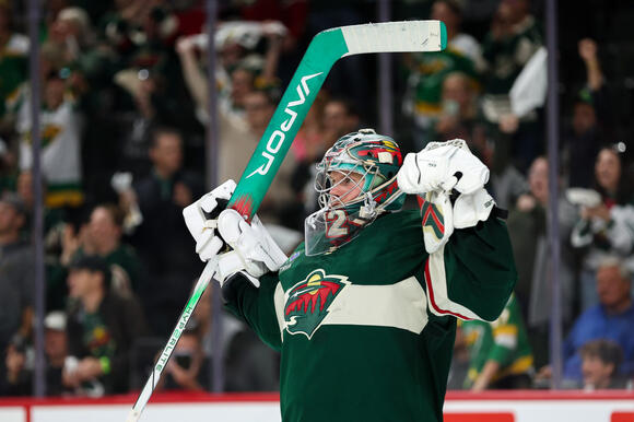 WATCH: Filip Gustavsson Scores Wild's First-Ever Goalie Goal
