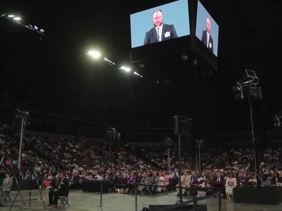 Thousands gather at the Jehovah’s Witness Convention in Bakersfield