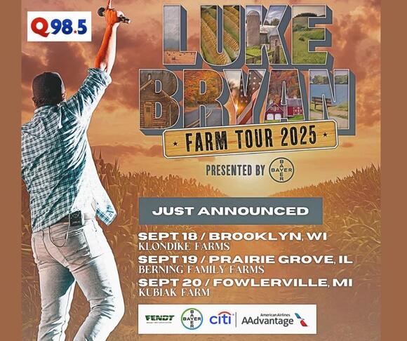 Luke Bryan Farm Tour 2025: Key Info for Wisconsin & Illinois Stop ...