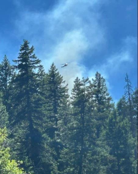 Fighter Jet Crash Near Rimrock Lake Sparks Pine Tree Fire Response ...