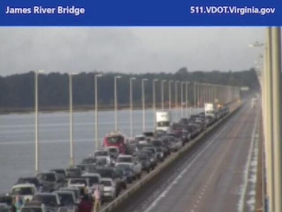 James River Bridge reopens after closing due to malfunction: VDOT ...