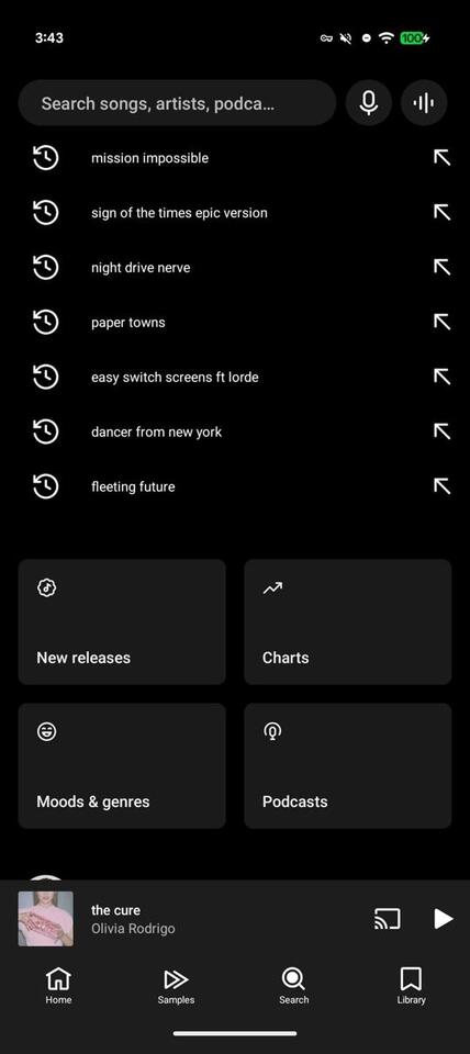 YouTube Music’s New Layout Puts the Search Bar Within Thumb's Reach ...