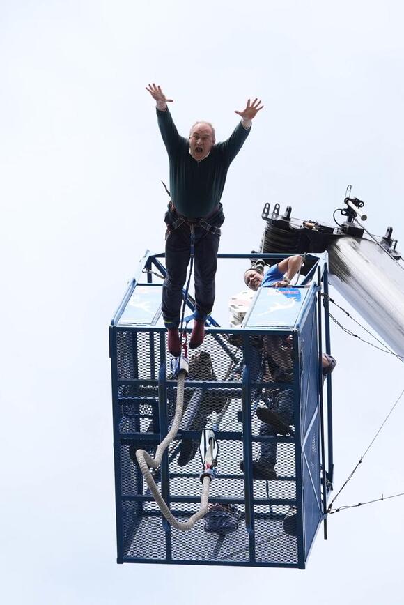 In Pictures: Sir Ed Davey’s leap of faith as election race enters final ...
