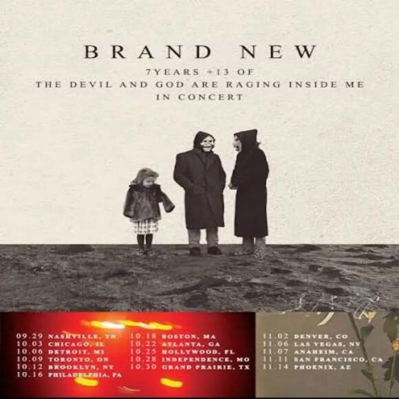 Brand New Announce Fall 2026 20th Anniversary ‘The Devil and God Are ...
