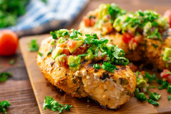 Flavorful Cilantro Lime Grilled Chicken with Avocado Topping - NewsBreak