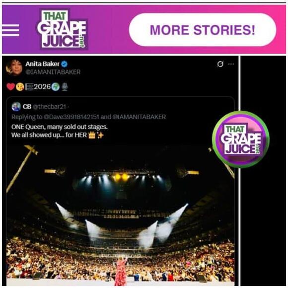 Anita Baker Teases New Music & 2026 World Tour - NewsBreak