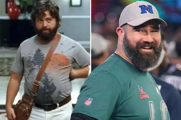 Jason Kelce’s incredible Super Bowl arrival outfit has fans in ...