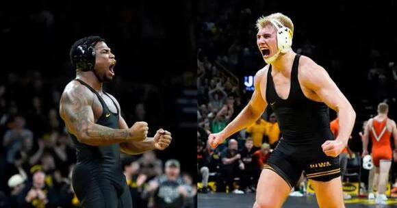 Tom Brands addresses if Iowa will use Angelo Ferrari or Gabe Arnold in ...