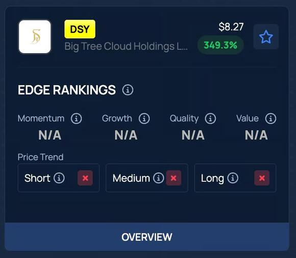Big Tree Cloud Holdings (DSY) Stock Drops After Hours: Here's Why ...