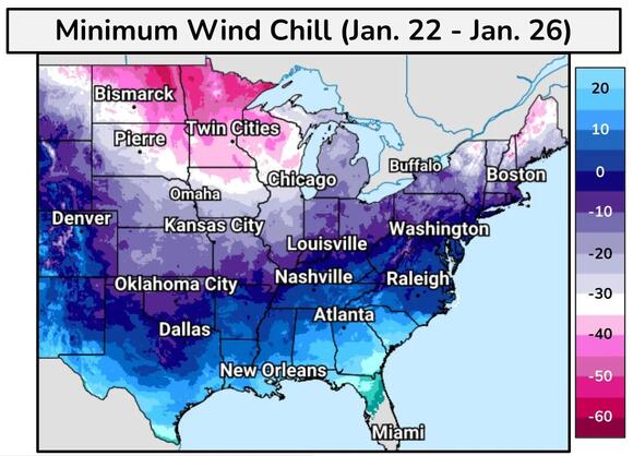 Extreme cold, major snow likely for millions across US. See the maps ...
