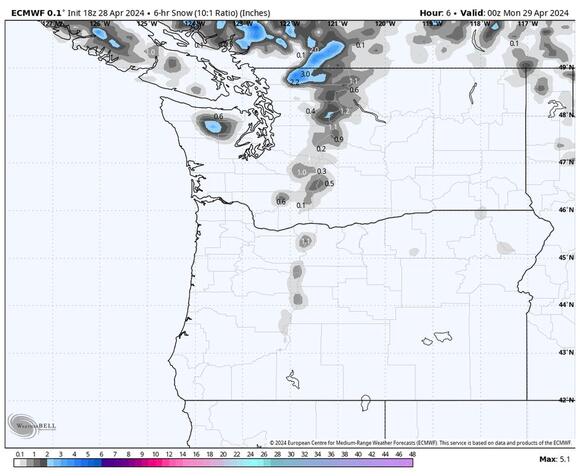 Late-Season Storm to Bring Nearly Two Feet of High Quality Snow to the PNW