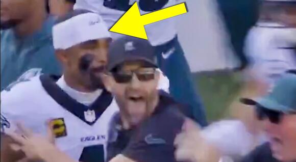 Jalen Hurts Had The Coolest Reaction Ever To The Eagles’ Game-Winning ...