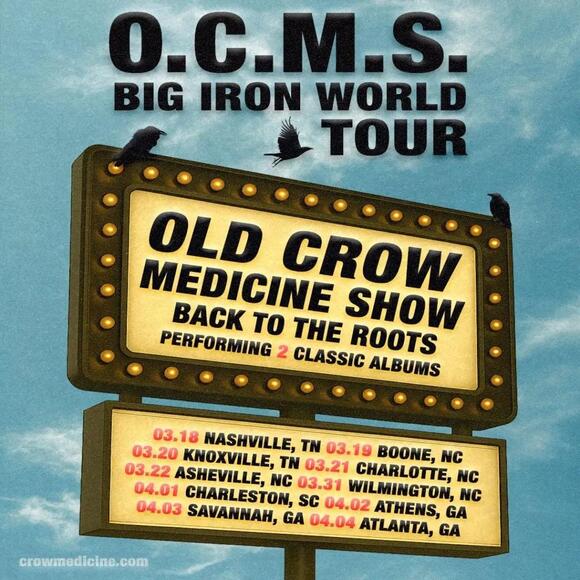 Old Crow Medicine Show Announces Spring 2026 U.S. Tour Dates - NewsBreak