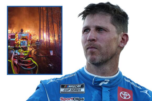 Denny Hamlin's Father Dies, Mother Injured in Fire - NewsBreak