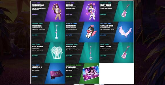 Kizuna AI Fortnite Skins Leaked: Release Date, Prices, and All ...
