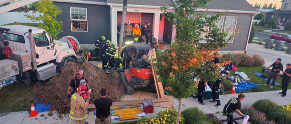 Man airlifted to hospital after 9-foot hole 'cave in' in Mapleton ...