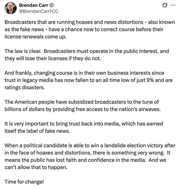 Trump Goon Threatens Broadcasters Over ‘Hoax’ War Coverage - NewsBreak