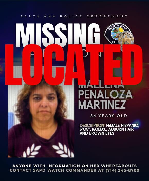 Missing Person Maelena Penaloza Martinez Found Safe - NewsBreak