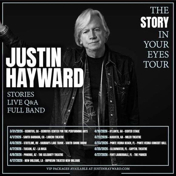 Moody Blues' Justin Hayward U.S. Tour - NewsBreak