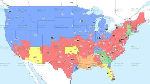 NFL Coverage Map Week 13: Updated TV Broadcast Schedule and Announcers ...