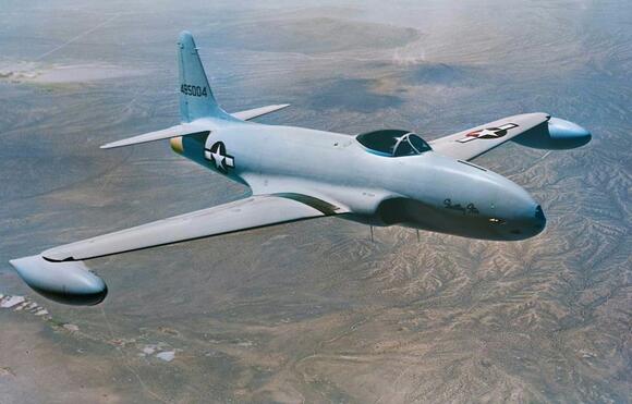Only one American jet fighter saw combat during the Second World War ...