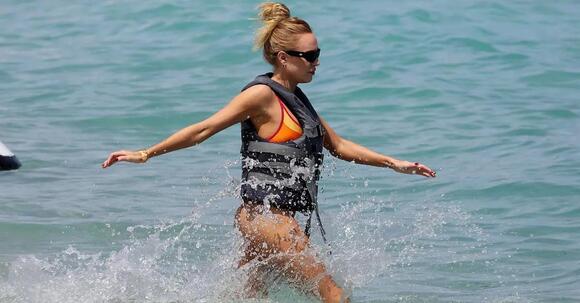 'Call Her Daddy' Host Alex Cooper Shows Off Butt in Thong Bikini While ...