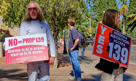 Live election results: Prop 139 on abortion and Prop 314 on immigration ...