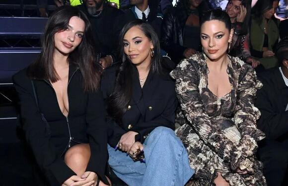 NYFW Front Row: Lauren London Pops Out in Purple Eyeshadow At Puma ...