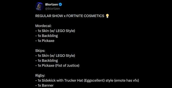 Regular Show Fortnite Skins & Cosmetic Items Leaked - NewsBreak